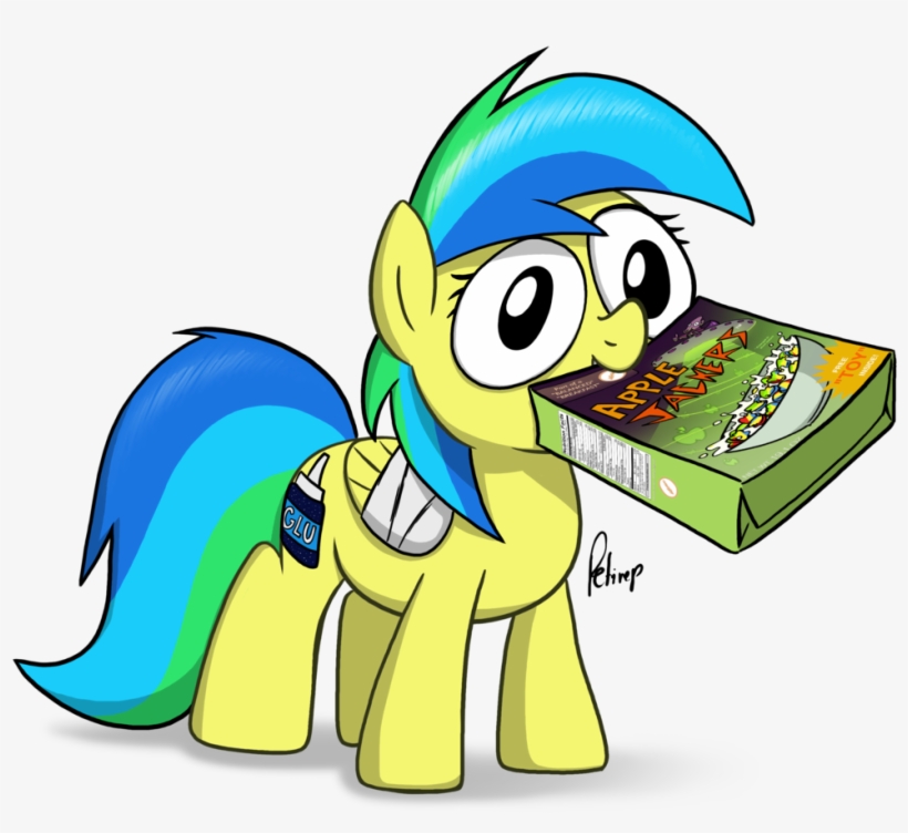 Petirep, Broken Wing, Cereal, Corn Flakes, Female, - Rainbow Dash ...