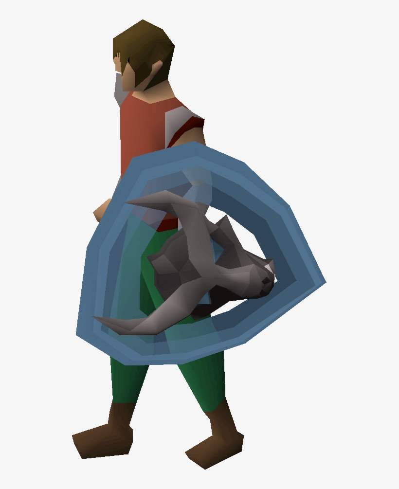 Ancient Wyvern Shield Equipped - Runescape PNG Image | Transparent PNG ...