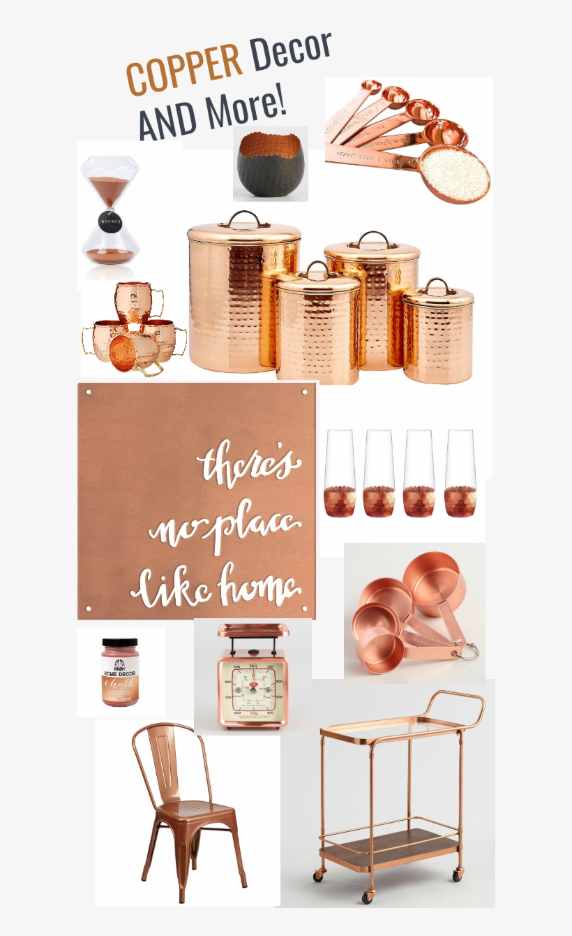 Copper Decor For Your Home - Hammered Copper Canisters, Set Of 4 PNG ...