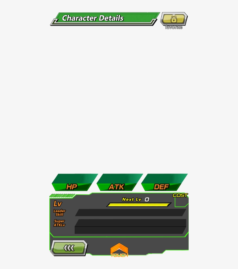 Download Dokkan Battle Stats Template | Transparent PNG Download | SeekPNG