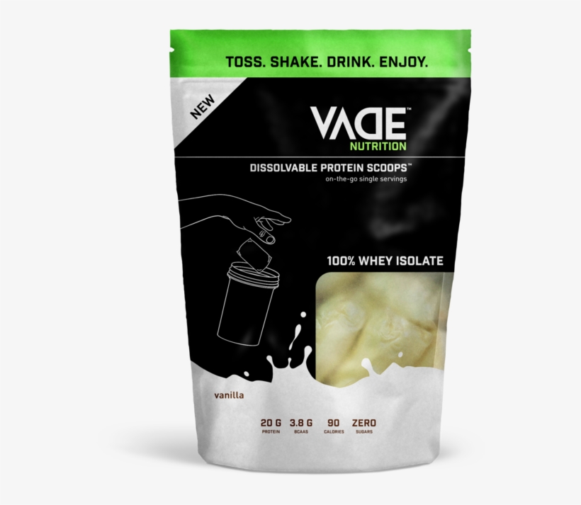 100% Whey Isolate - Vade Nutrition PNG Image | Transparent PNG Free ...