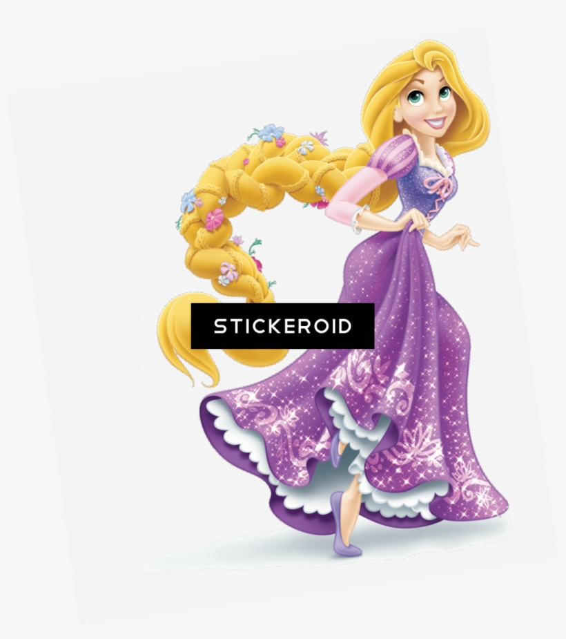 Rapunzel Standing - Rapunzel Princess Earrings Clip-on Earrings, Purple ...