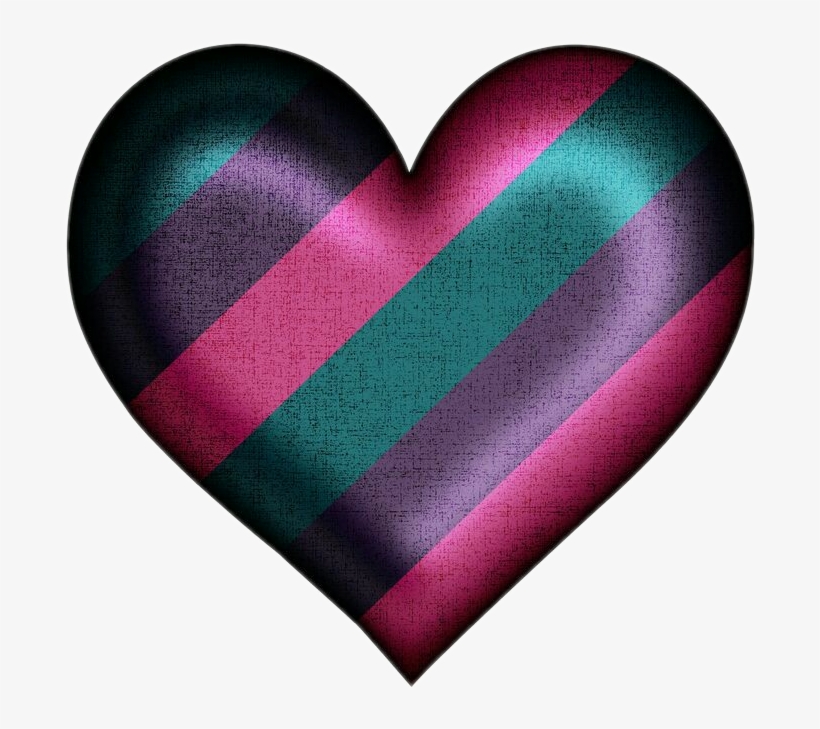 Striped Heart Clipart - Wallpaper PNG Image | Transparent PNG Free ...