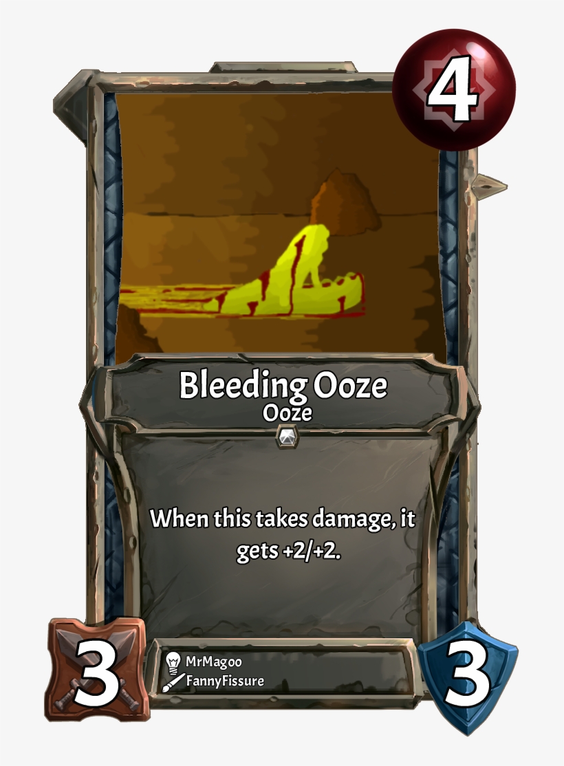 [card] Bleeding Ooze - Collective Community Card Game PNG Image ...