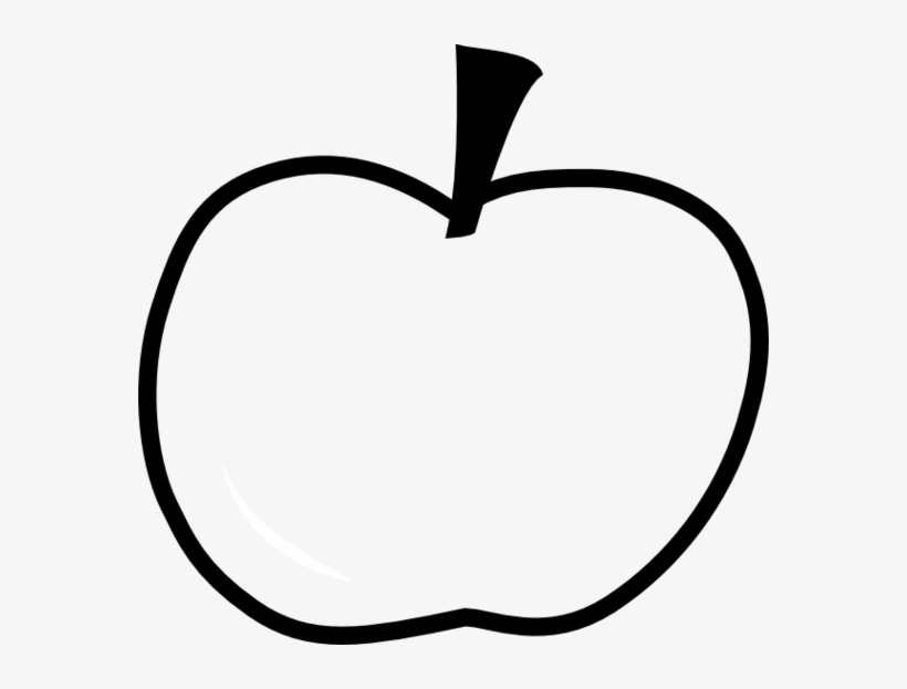 Download Apple Outline Clipart | Transparent PNG Download | SeekPNG