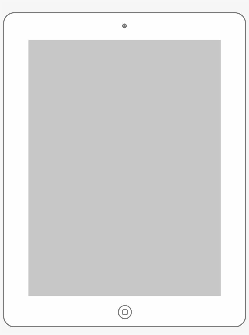 Ipad Wireframe Vector