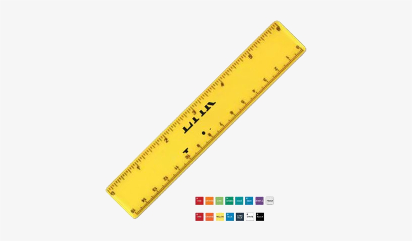 6" Plastic Ruler - Evans 1431 250 Promotional 6" Rulers - Standard ...