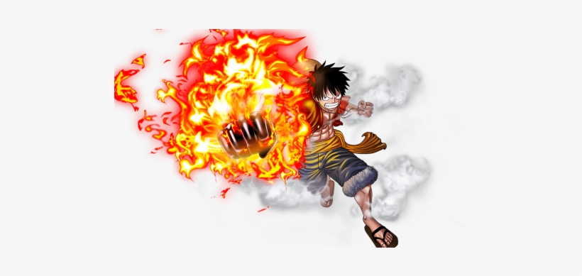 Download Luffy - One Piece Burning Blood Luffy | Transparent PNG ...