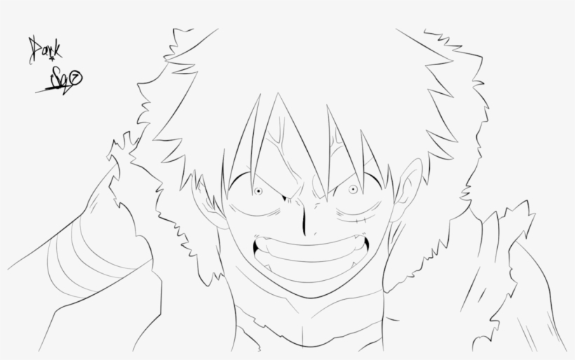 Angry Sanji Drawing - Line Art PNG Image | Transparent PNG Free ...