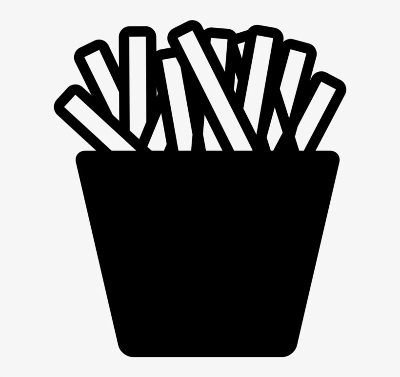 French Fries Clipart - French Fries Black Png PNG Image | Transparent ...