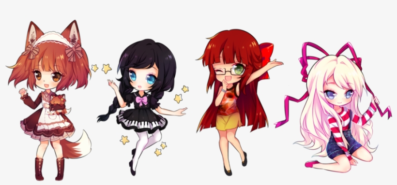 Chibi Png - 2 Chibi Girl PNG Image | Transparent PNG Free Download on ...