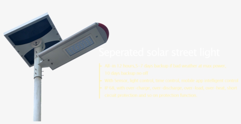 Seperated Solar Street Light - Street Sign PNG Image | Transparent PNG ...