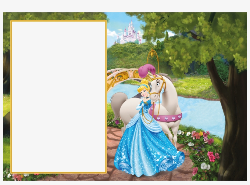 Princess Cinderella Frame PNG Image | Transparent PNG Free Download on ...