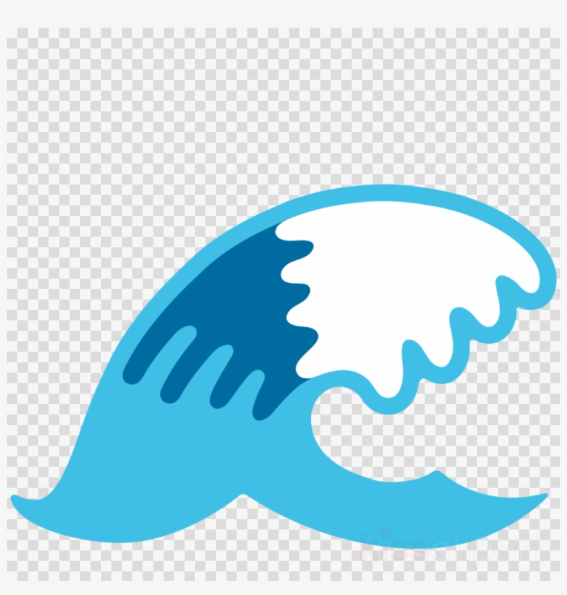 Download Waves Emoji Clipart Emojipedia Wave - Emoji Onda | Transparent ...