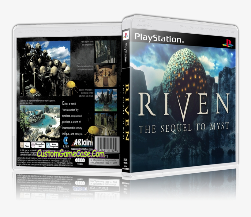Riven The Sequel To Myst Sony Playstation 1 Psx Ps1 PNG Image ...