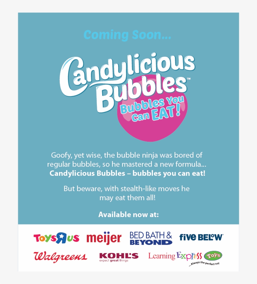 Goofy, Yet Wise, The Bubble Ninja Was Bored Of Regular - Little Kids Candylicious Bubble Bandit ...