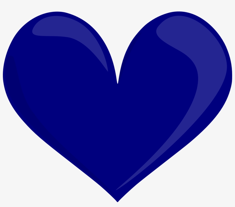 Dark Blue Heart Png - Blue Violet Heart PNG Image | Transparent PNG ...