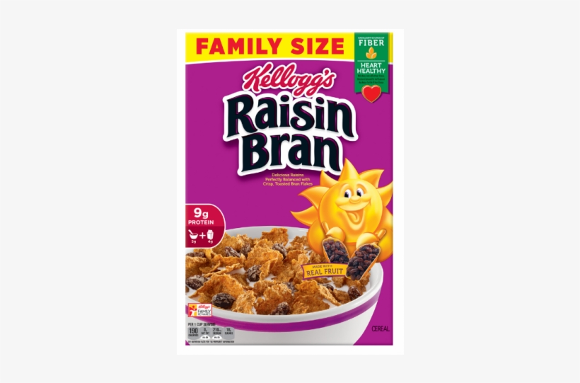 Kellogg S Family Size - Kellogg's Raisin Bran PNG Image | Transparent ...
