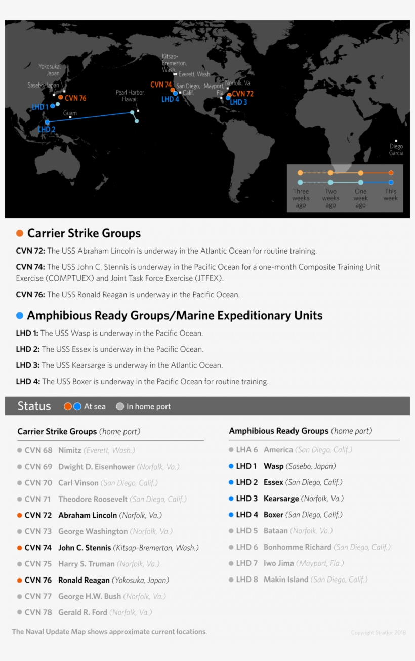 This Map Shows The Approximate Locations Of U - Us Naval Fleet Map 2017 ...
