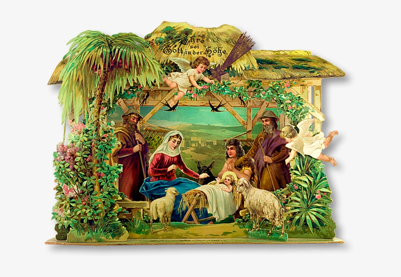 Vector Transparent Clipart Nativity Scene - Belen For Christmas Design ...