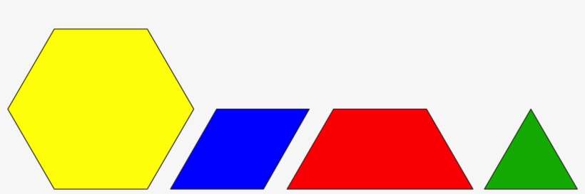 Four Pattern Blocks - Pattern Blocks Rhombus PNG Image | Transparent ...