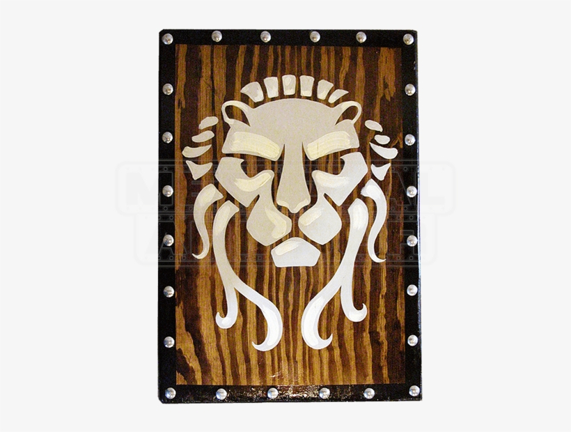 Early Wooden Roman Lion Face Shield - Roman Lion Symbol PNG Image ...