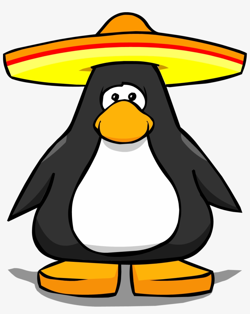 Sombrero From A Player Card - Club Penguin Spinny Hat PNG Image ...
