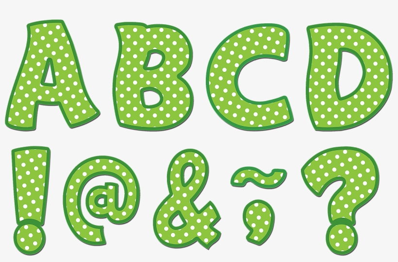 Download Iiii Clipart Polka Dot - Polka Dot Letters Clipart ...