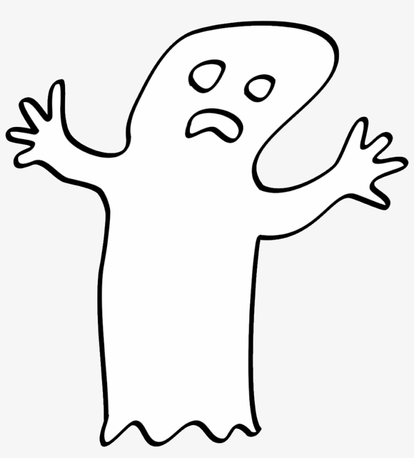 Download Drawn Ghost Clipart Transparent Background - Clip Art ...