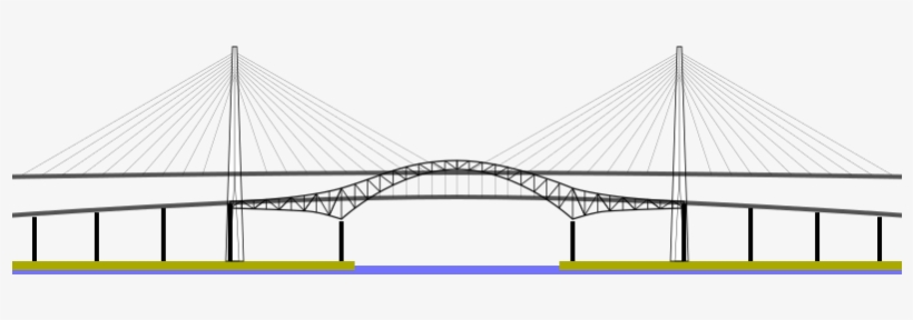 Conceptual View Comparing The Profiles Of The 2018 - New Bridge In San ...