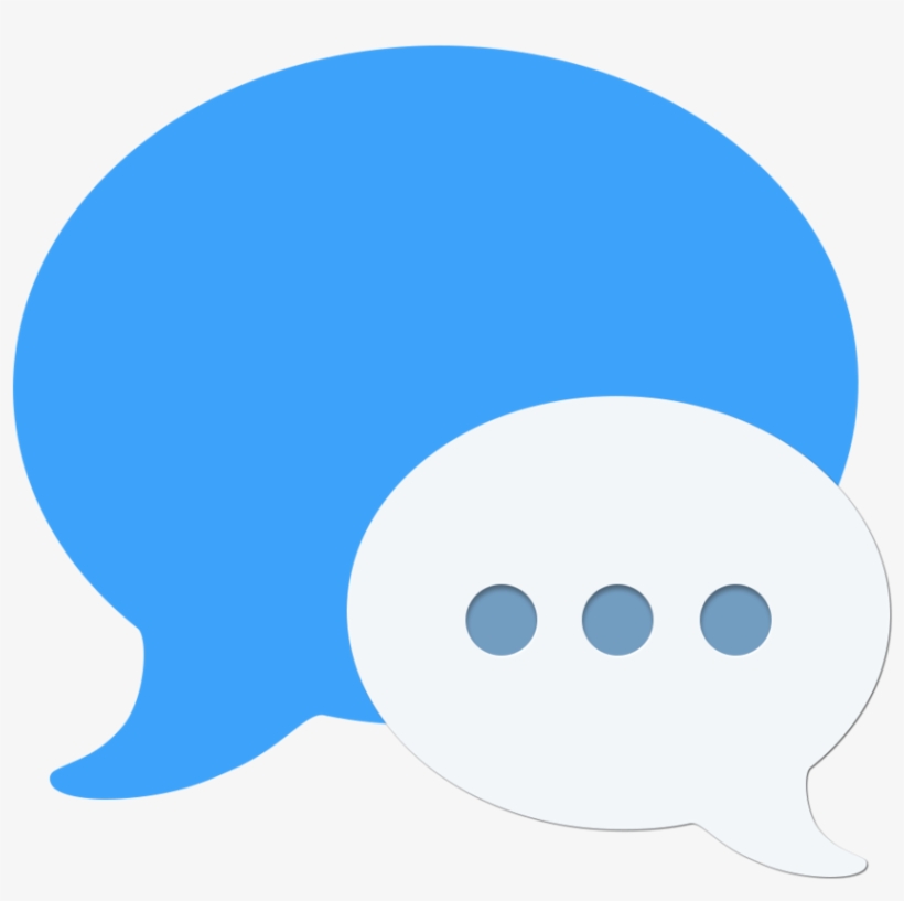 Imessage Bubble Png Clip Art Free Library - Imessage Icon Png PNG Image ...