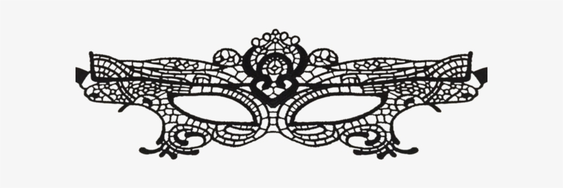 Lace Eye Masquerade Mask Prom Mask - Black Lace Masks Transparent Png ...