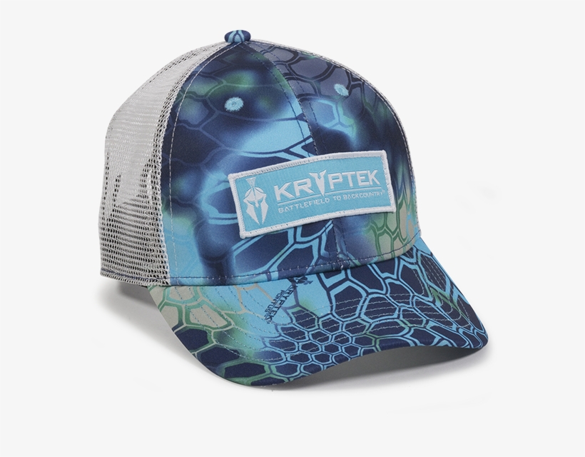 Download Kryptek Pontus With White Mesh Back Camo Hat | Transparent PNG ...