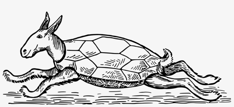 Hare Macropods Donkey Pack Animal Tractor - Rabbit PNG Image ...