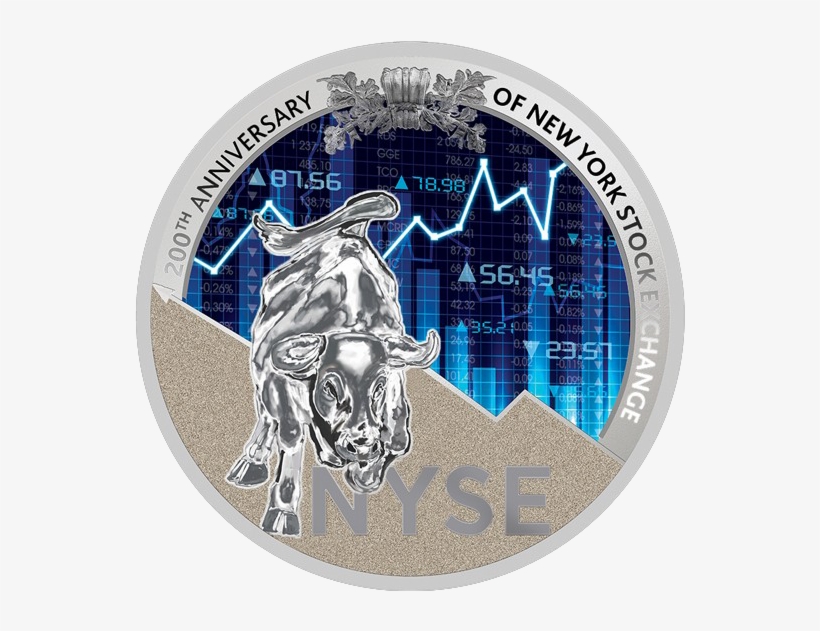 New York Stock Exchange 200th Anniversary Nyse ~ Silver - New York ...