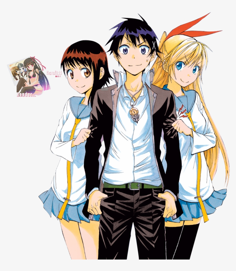 Download Nisekoi Png - Nisekoi 01 By Naoshi Komi | Transparent PNG ...