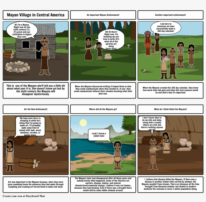 Mayan Comic - My Favorite Chaperone Plot PNG Image | Transparent PNG ...