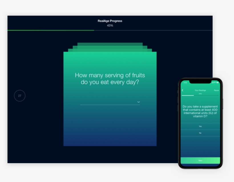 Taken By More Than 43 Million People, Realage Is The - Smartphone PNG ...