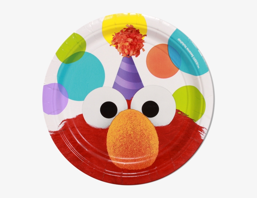 Elmo Lunch Party Plates 8pk - Sesame Street Elmo Value Pack Birthday ...
