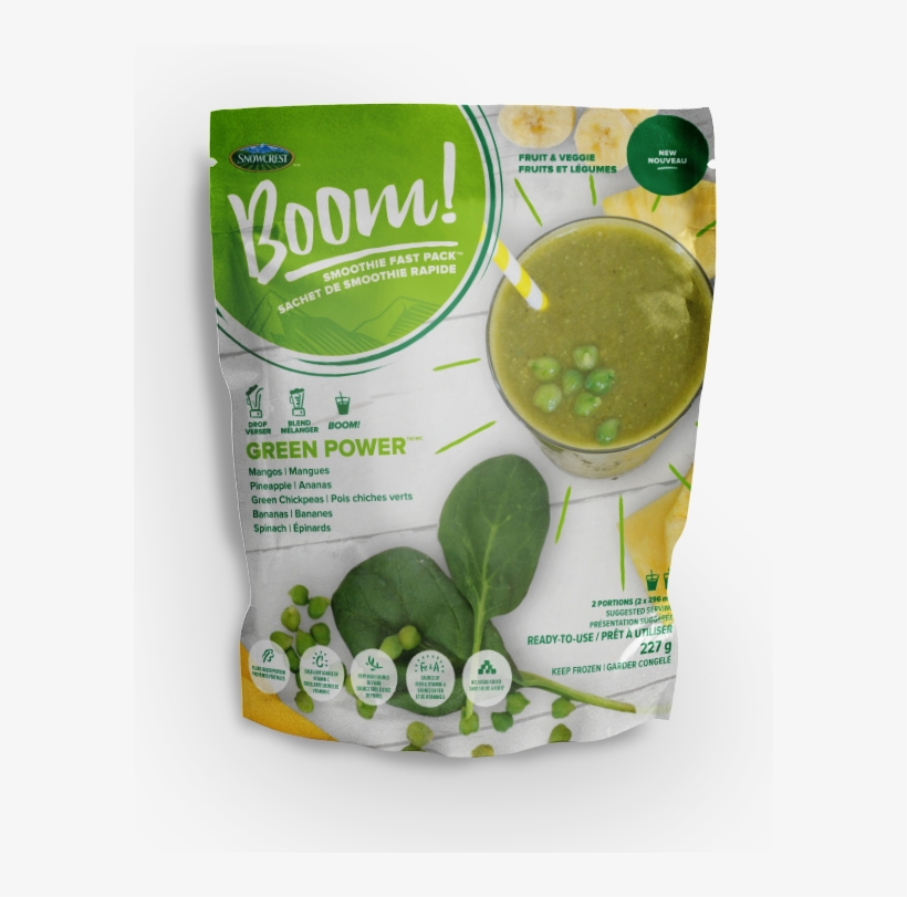 Smoothie Fast Packs Green Power 227 G - Sachet De Smoothie Rapide ...