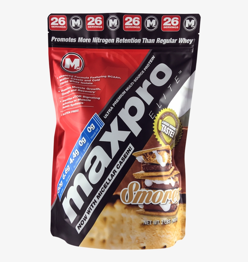 Maxpro Elite Smores 2lbs - Max Muscle Max Pro PNG Image | Transparent ...