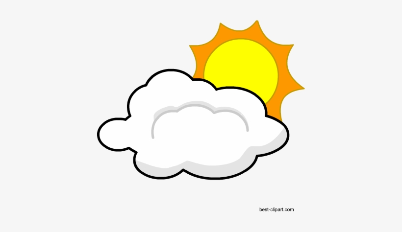 Free Sun And Cloud Clip Art Image PNG Image | Transparent PNG Free Download on SeekPNG