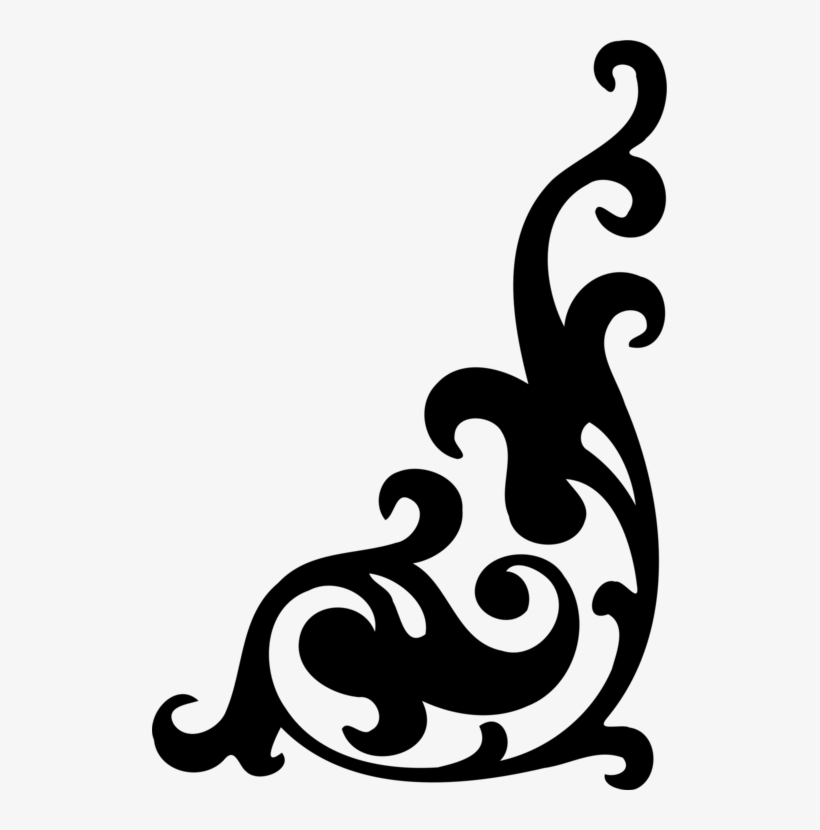 Decorative Corners Stencil Designs Computer Icons Floral - Ornament ...