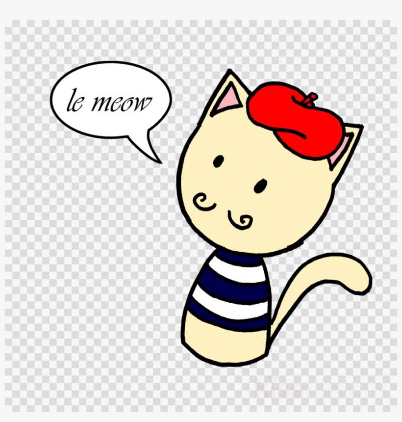 French Cat Clipart Cat Kitten Clip Art - France Map No Background PNG ...