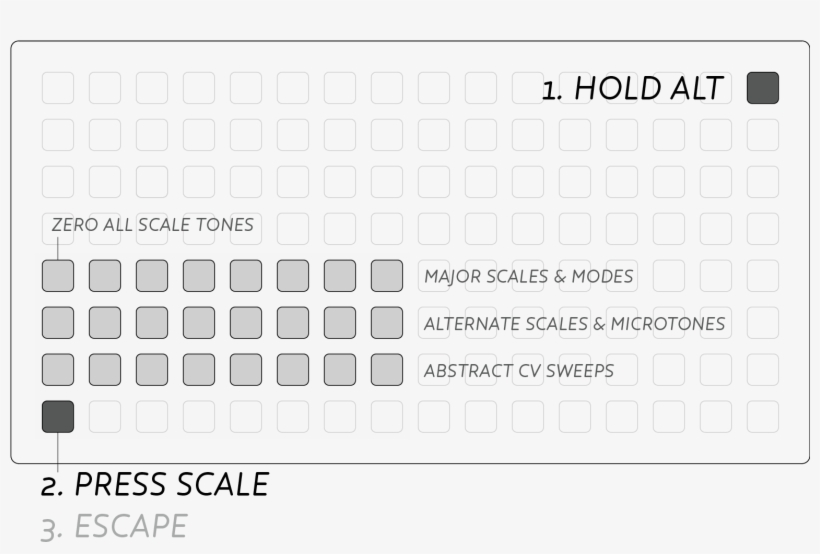 The Three Rows Of Scale Options Are Grouped Into Functional - Circle ...