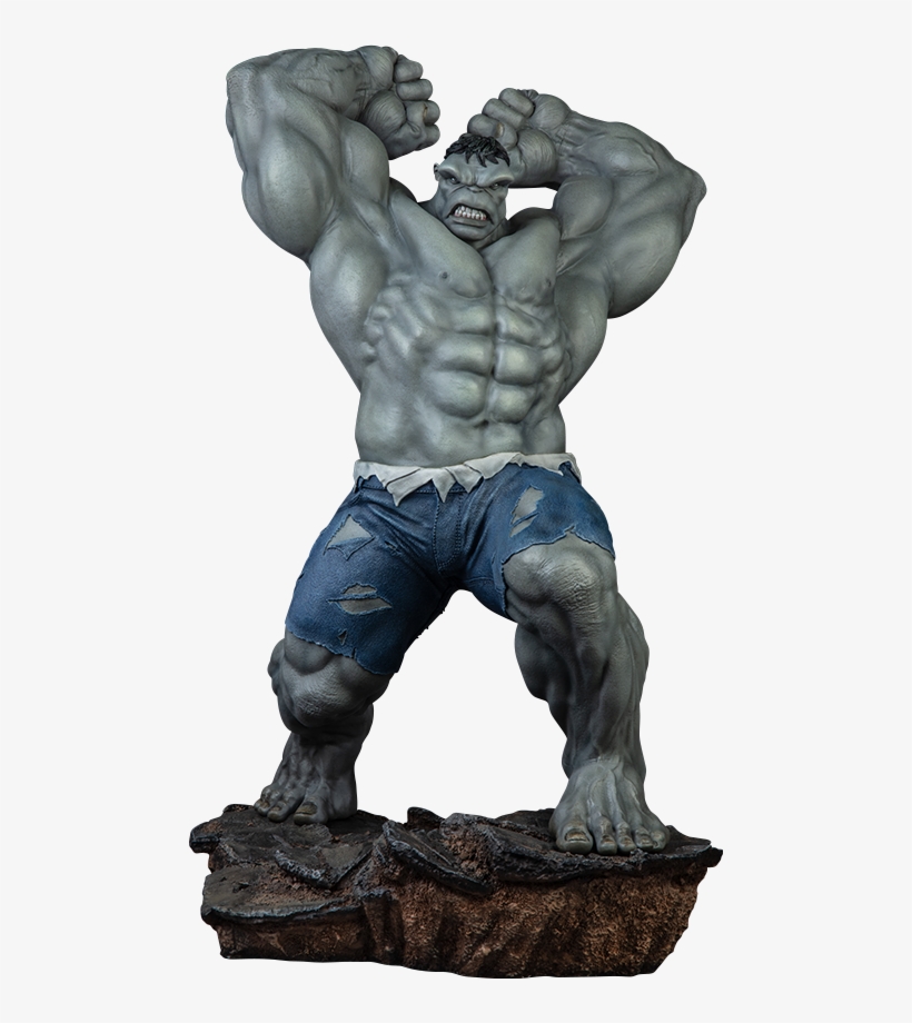 Tabletop View Grey Hulk Statue PNG Image | Transparent PNG Free ...