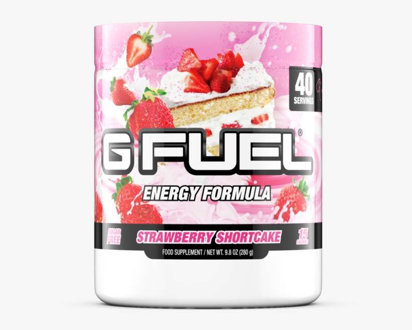 G Fuel Strawberry Shortcake Tub - Gfuel Strawberry Shortcake PNG Image ...