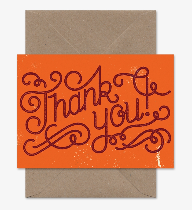 Thank You Script - Greeting Card PNG Image | Transparent PNG Free ...