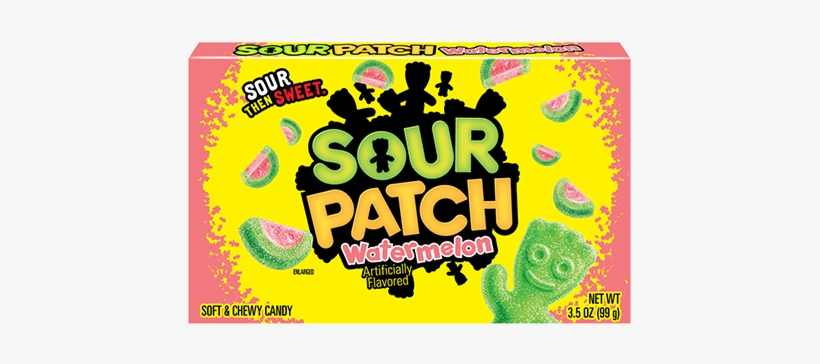 Sour Patch Watermelon Theater Box - Patch Watermelon Sour Patch PNG ...