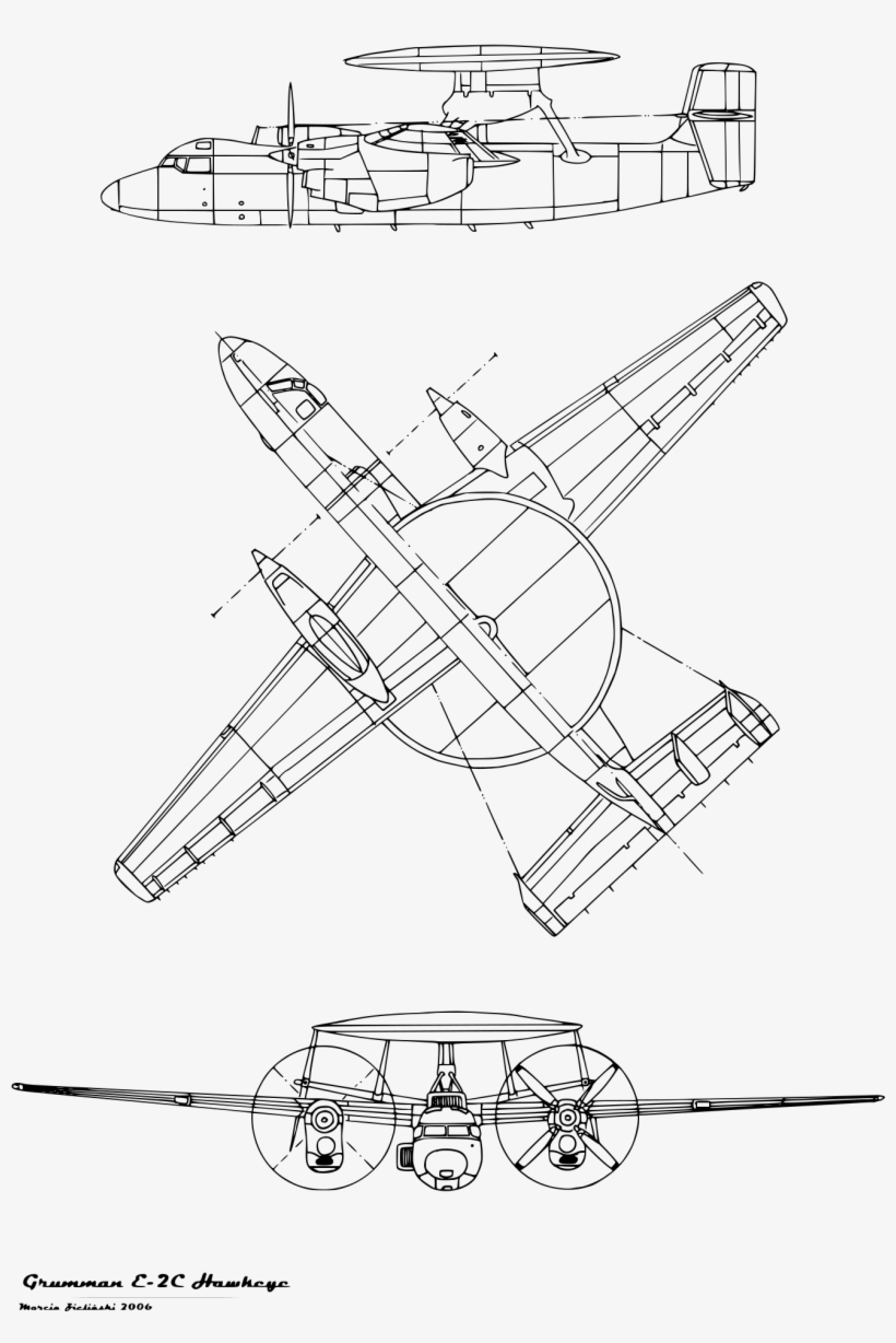 E-2c Hawkeye - Northrop Grumman E 2c Hawkeye Drawings PNG Image ...